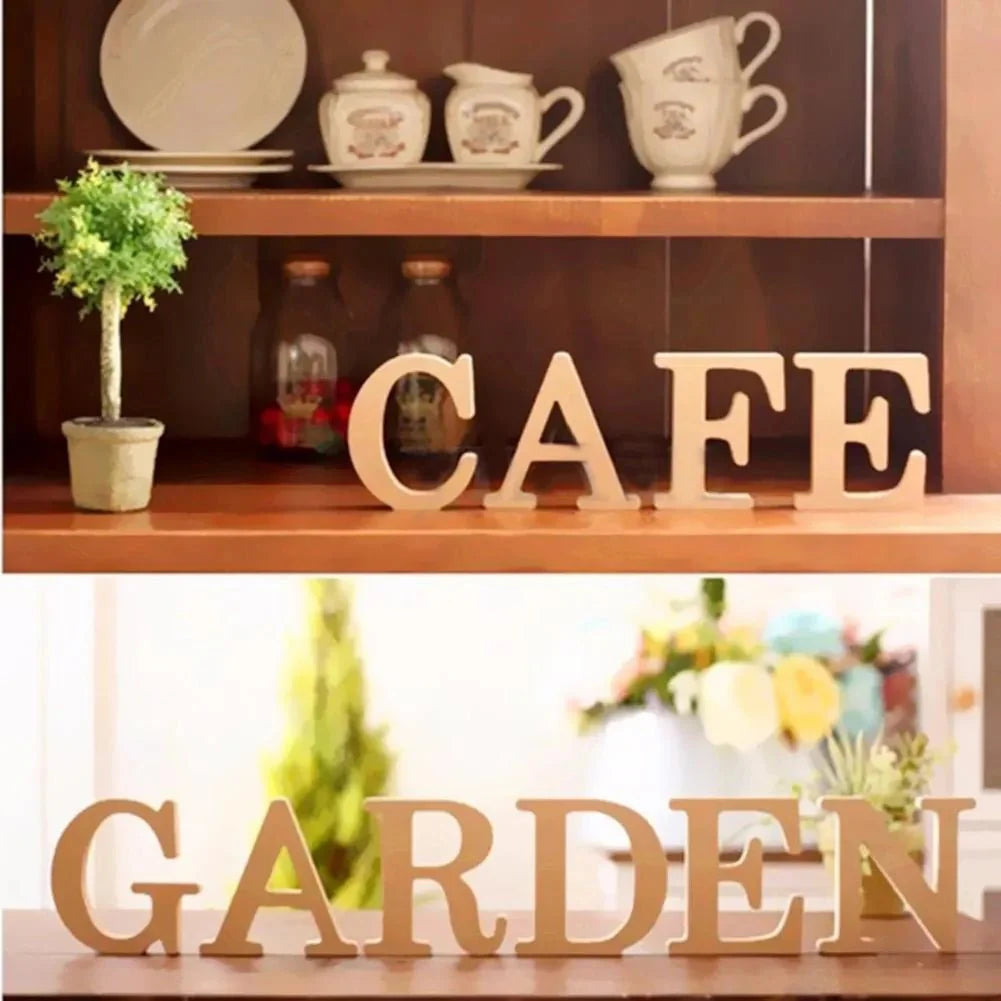 48 Pcs Wooden Alphabet Stencil Set – DIY Drawing & Coloring Templates ...